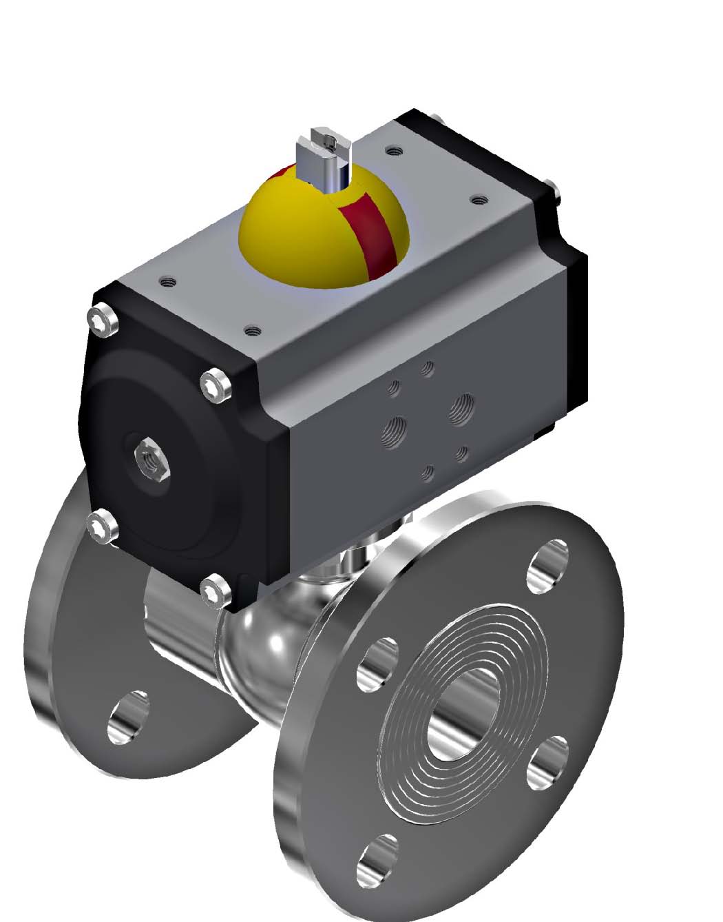 Valvole a sfera pneumatica