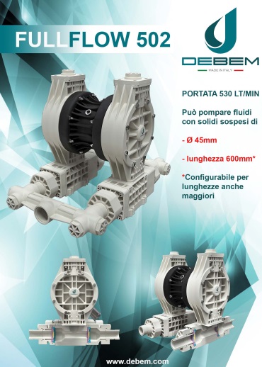 Pompe pneumatiche a doppia membrana