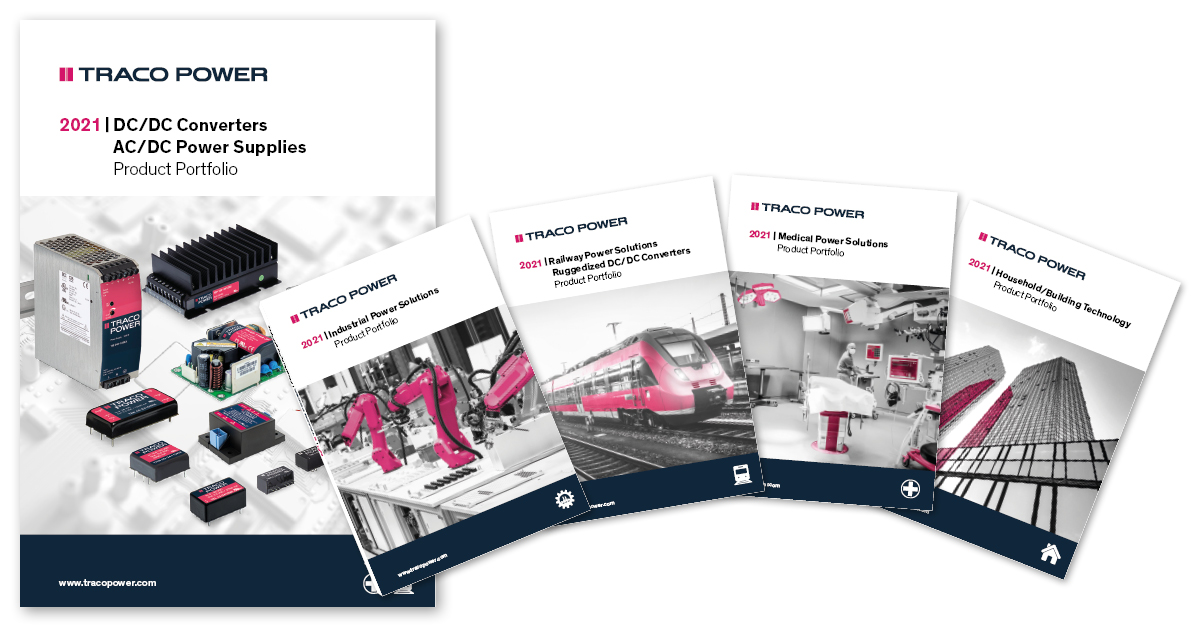 Nuovi convertitori e alimentatori Traco Power