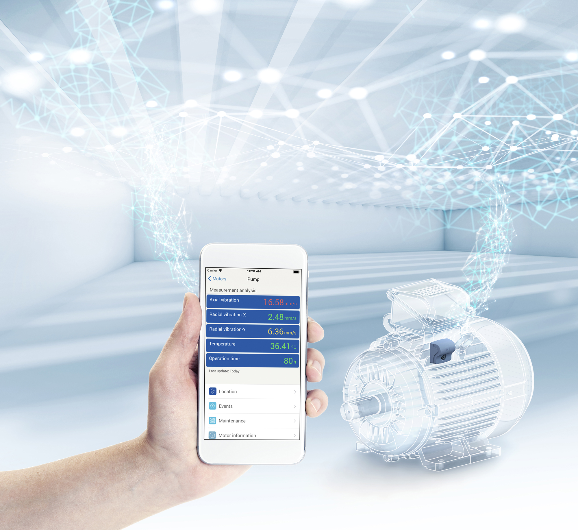 Monitoraggio dei motori elettrici